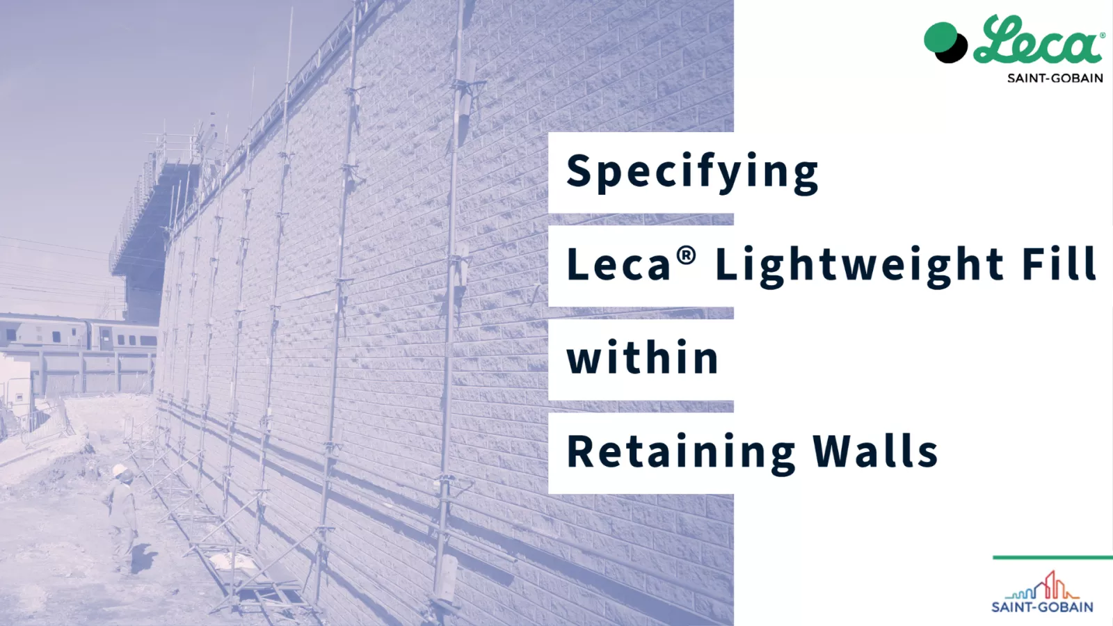 The Application of Leca® LWA within Retaining wall | Leca UK